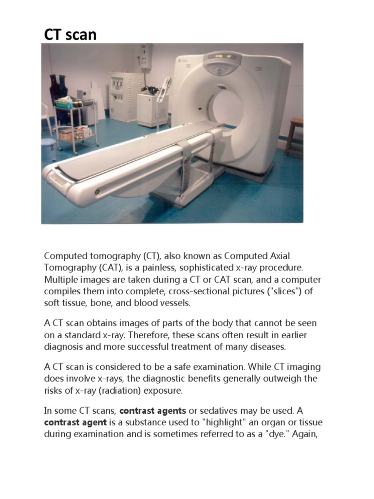 CT Scan | PDF | Computers