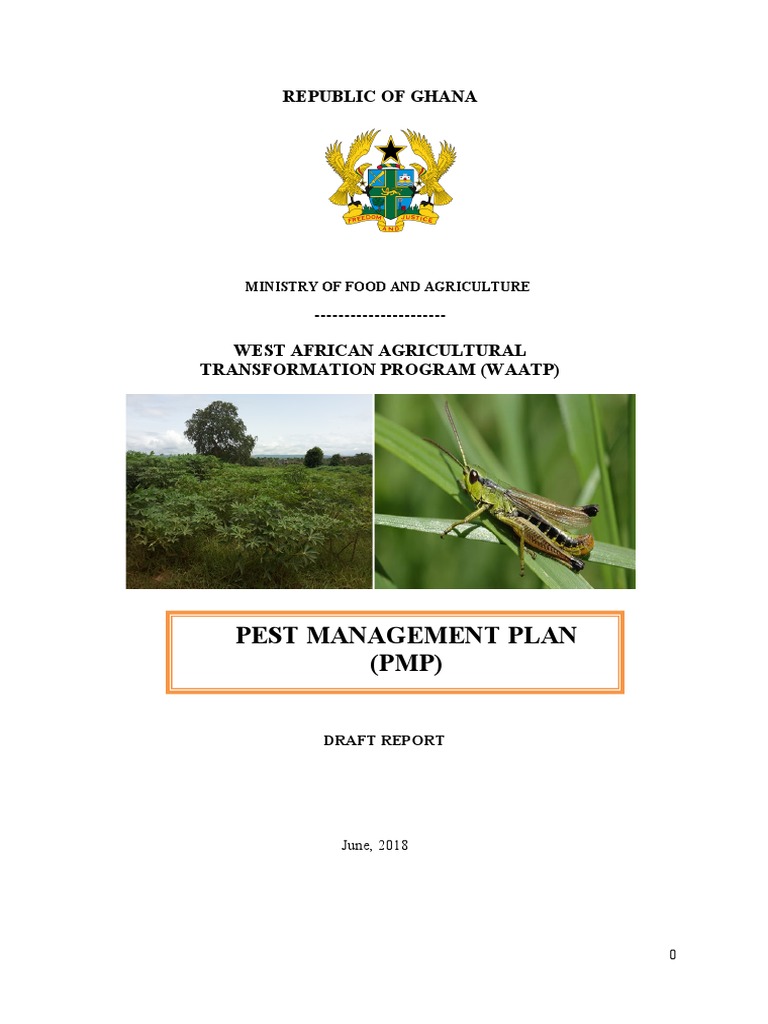 Waatp-Ghana - Safeguard - Document - Pesticide - Management - Plan List ...