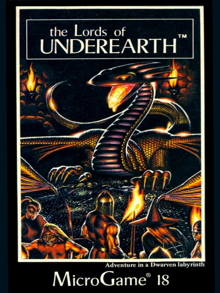 Metagaming - Microgame 18 - The Lords of Underearth | PDF