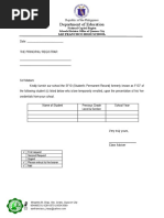 Form 137 Request Letter | PDF