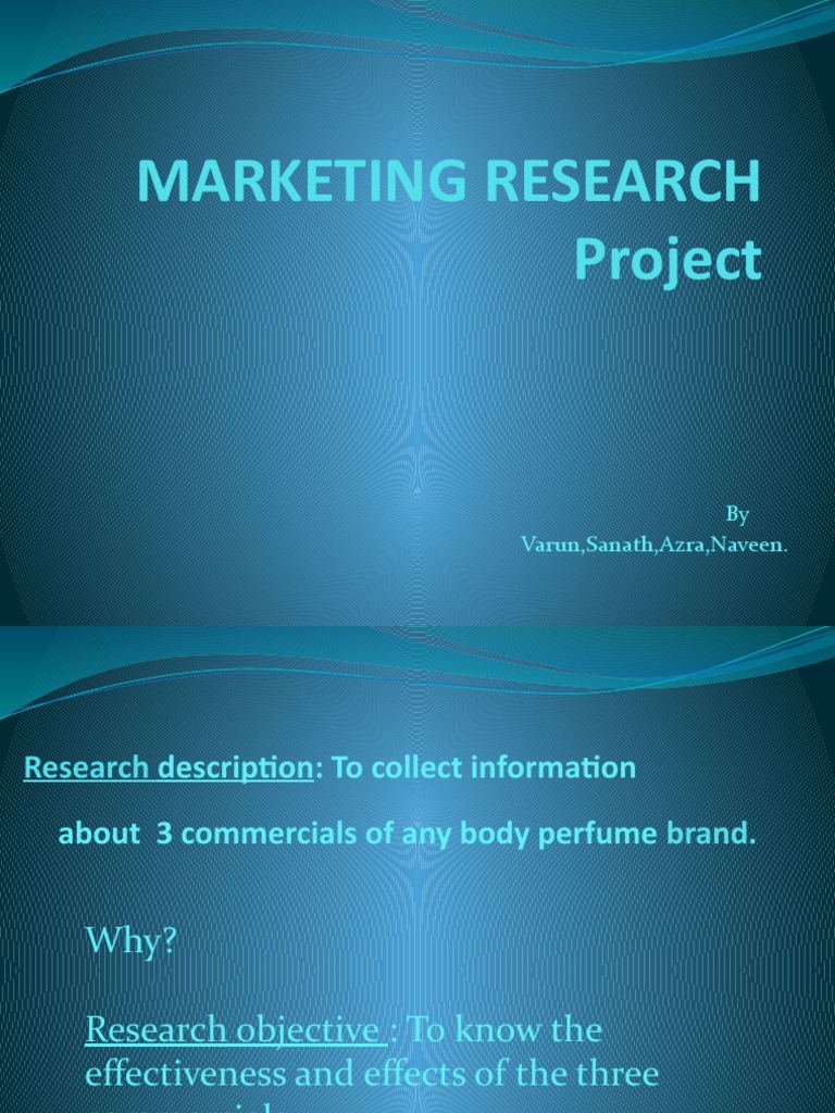 Effectiveness of Perfume Commercials Survey | PDF