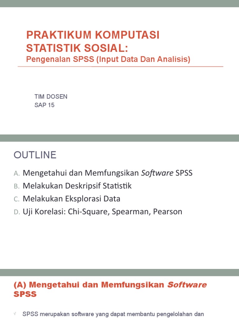 K12 - PPT Presentasi Praktikum SPSS - 2020 | PDF