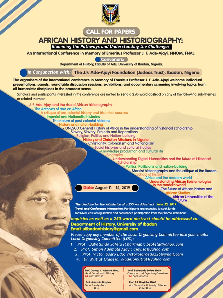 African History and Historiography | PDF | University | Historiography