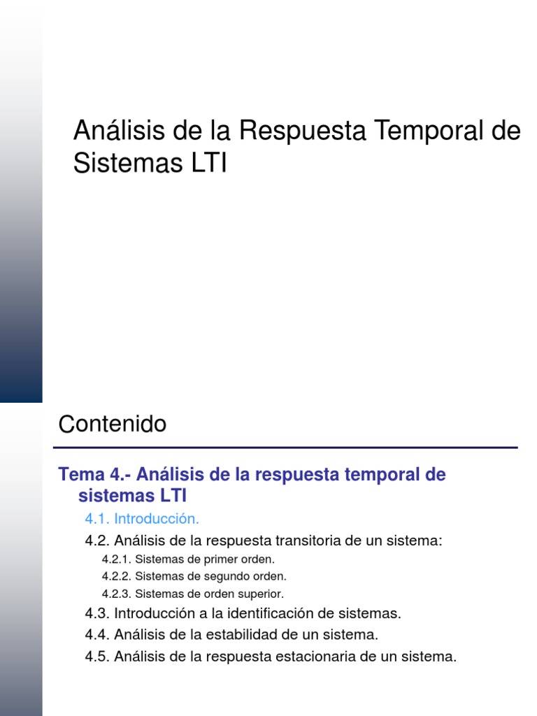 Respuesta Temporal | PDF | Sistema de control | Ecuaciones
