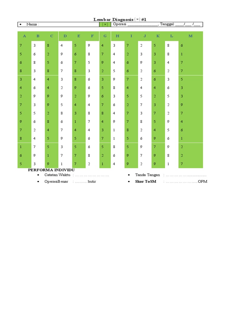(Template) Lembar Diagnosis Dan Terapi | PDF