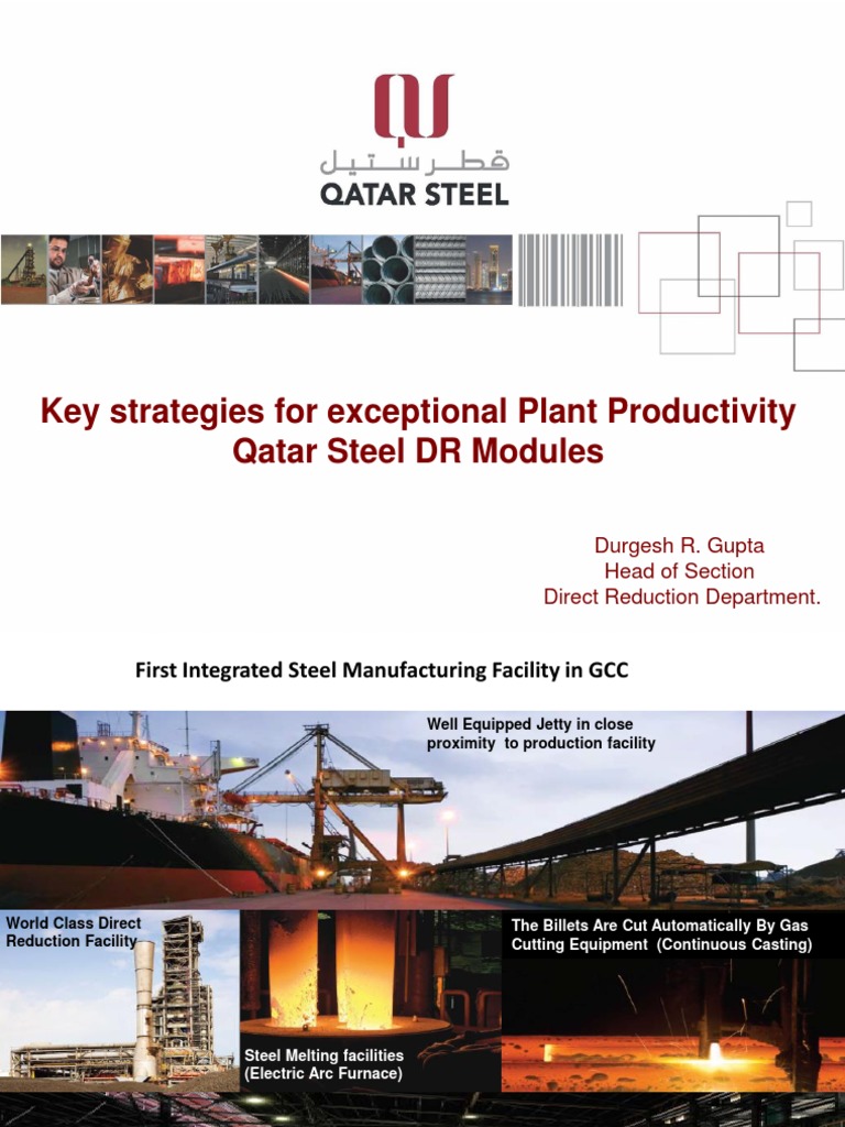 Qatar Steel DR Modules | PDF | Iron Ore | Steelmaking