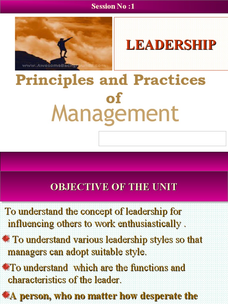 Leadership: Principles and Practices of | PDF | Leadership | Mentorship