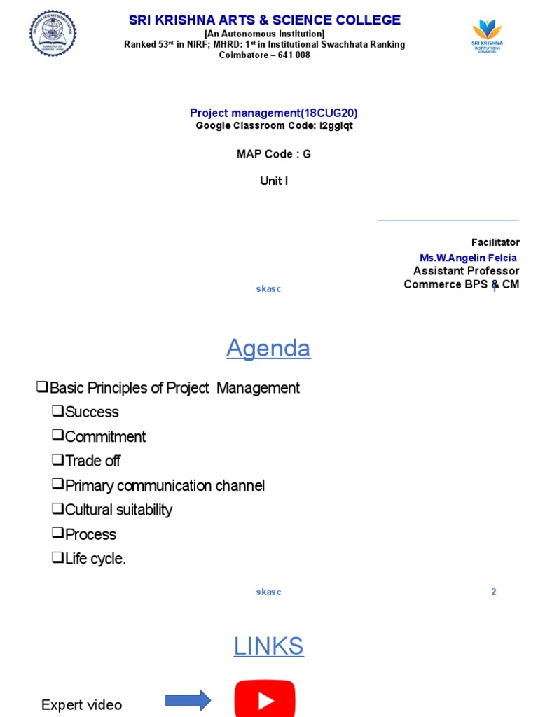 Principles of Project Management | PDF | Project Management | Policy