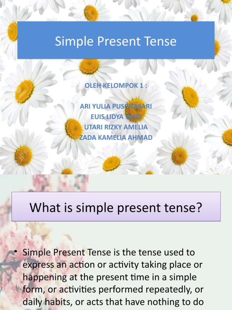 Simple Present Tense PPT 50 | PDF | Verb | Adverb