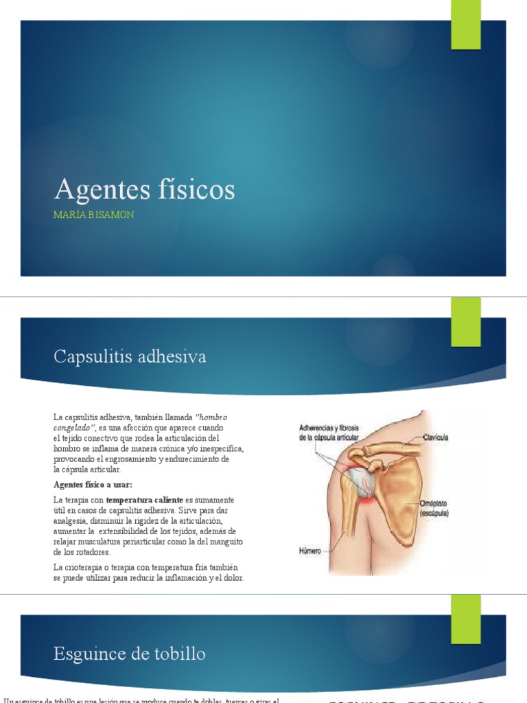 Capsulitis Adhesiva | PDF | Hombro | Tobillo