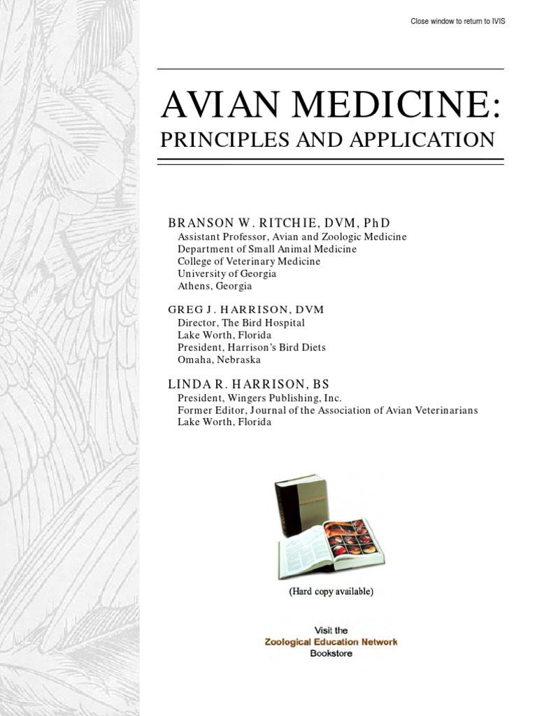Avian Medicine:: Principles and Application | PDF | Magnesium | Chemistry