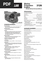 Cat 3126 Spec Sheet Abby PDF | PDF | Motor Oil | Turbocharger