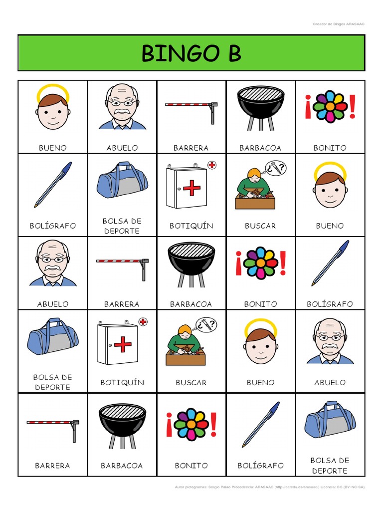 Fonema B Bingo | PDF