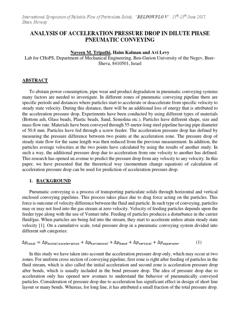 Analysis of Acceleration Pressure Drop I | PDF | Fluid Dynamics | Momentum