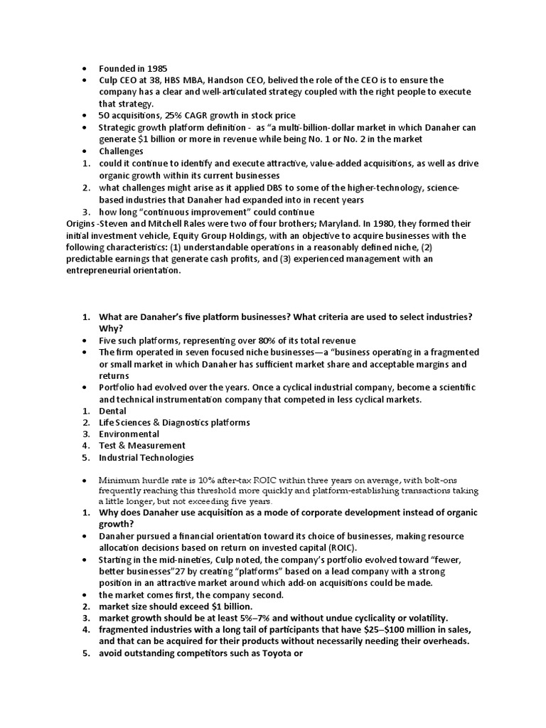 The Strategic Growth Engine of Danaher Corporation: Leveraging the ...