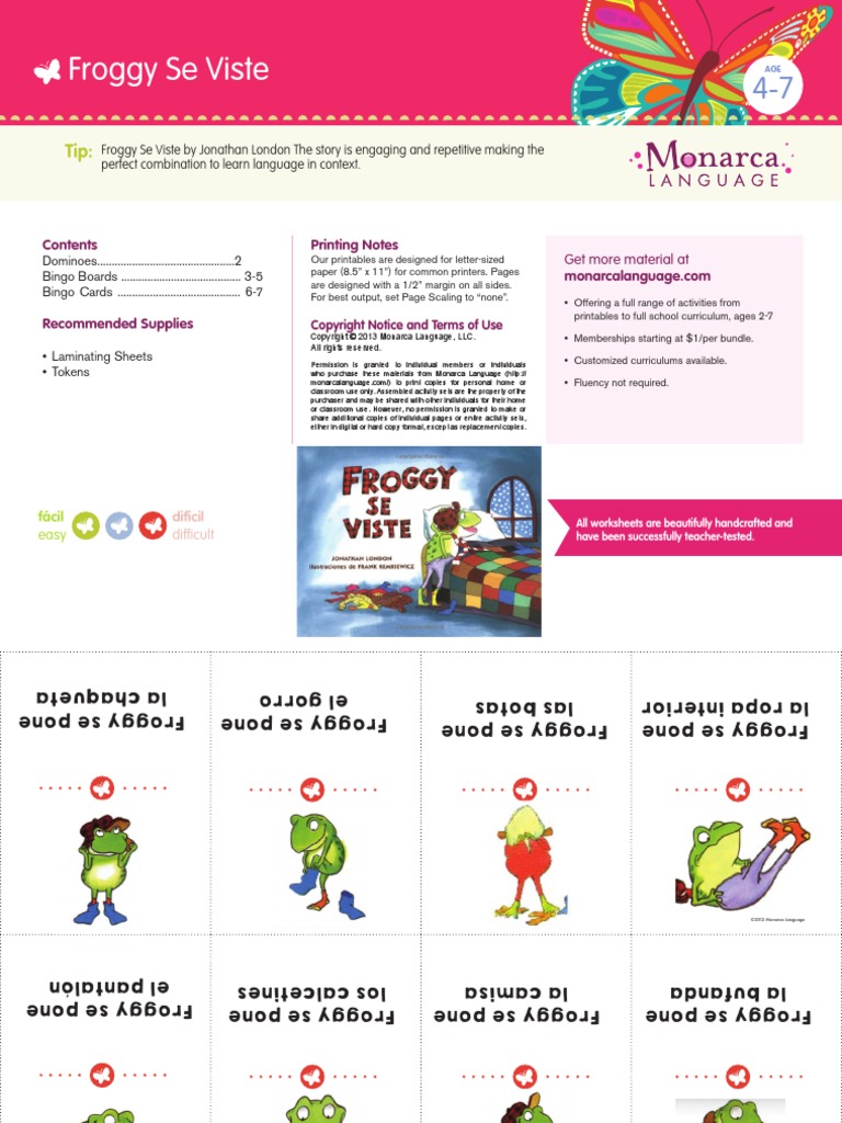 Froggy Se Viste | PDF | Learning | Communication