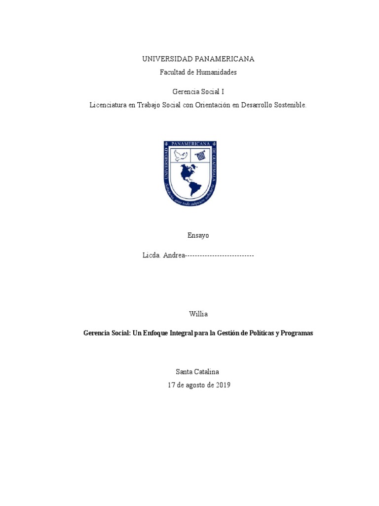 Gerencia Social y Desarrollo Sostenible | PDF | Pobreza | Pobreza e ...