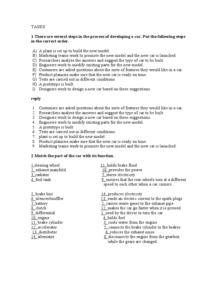 Unit 11, Automotive (Industrial) | PDF | Car | Vehicle Technology