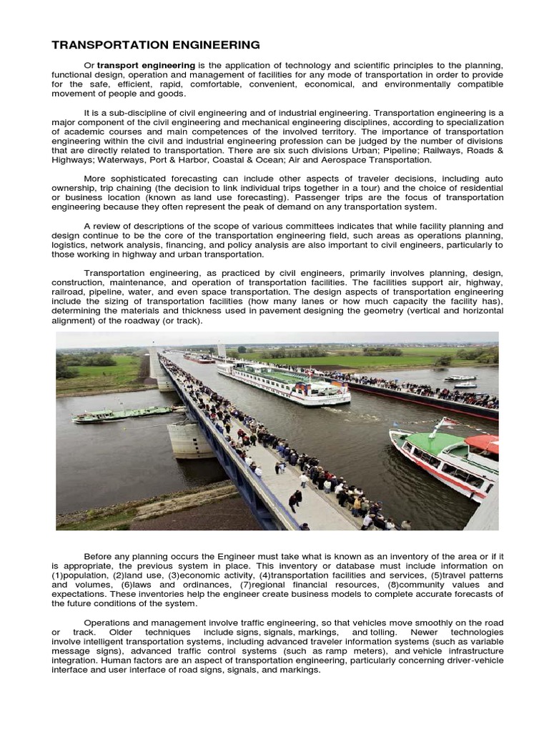 3 Transportation Engineering | PDF | Transportation Engineering | Transport