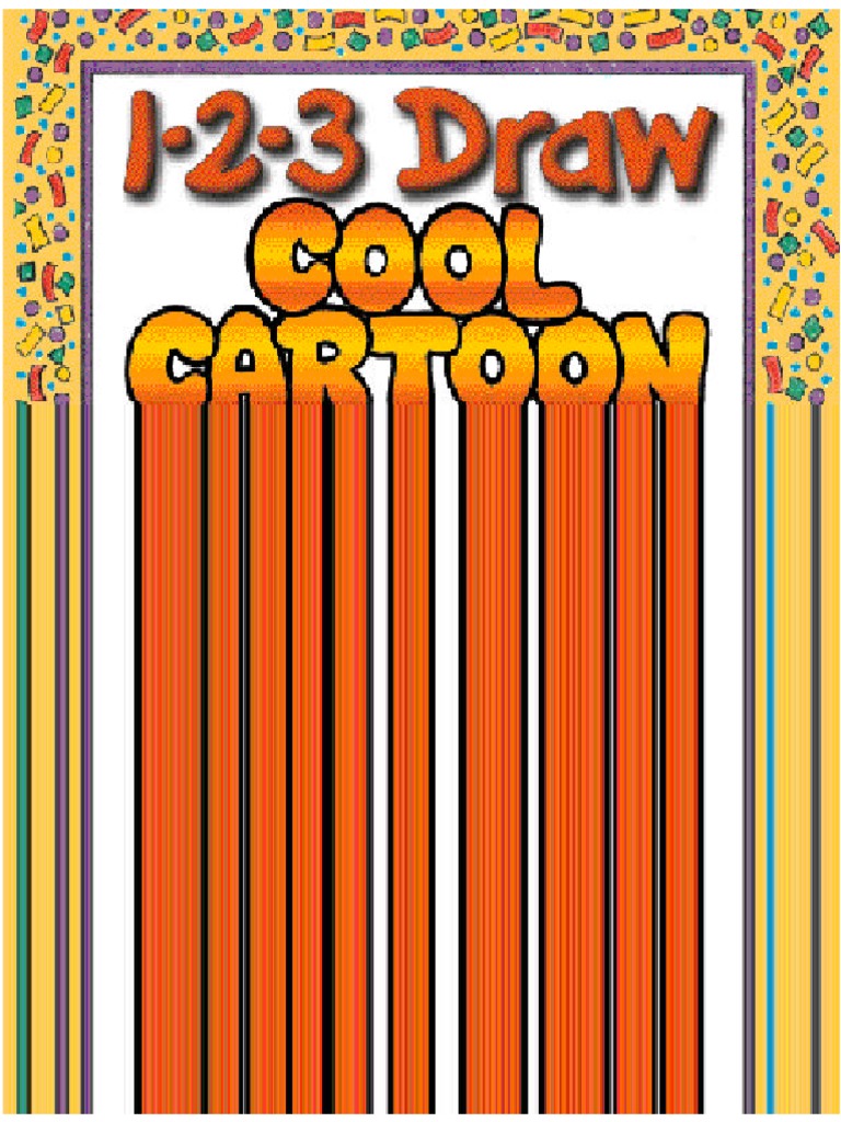 Step-by-Step Cartoon Drawing Guide | PDF | Sunglasses | Cartoon