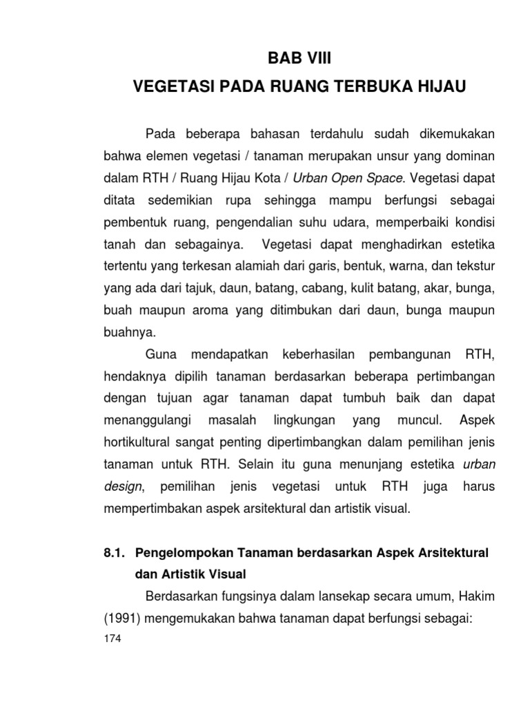 Vegetasi Landscape | PDF
