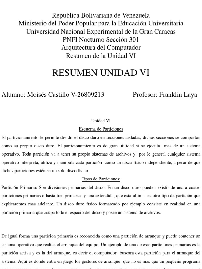 Esquemas de Particiones en Discos Duro | PDF | Archivo de computadora | Compatibles con PC Ibm