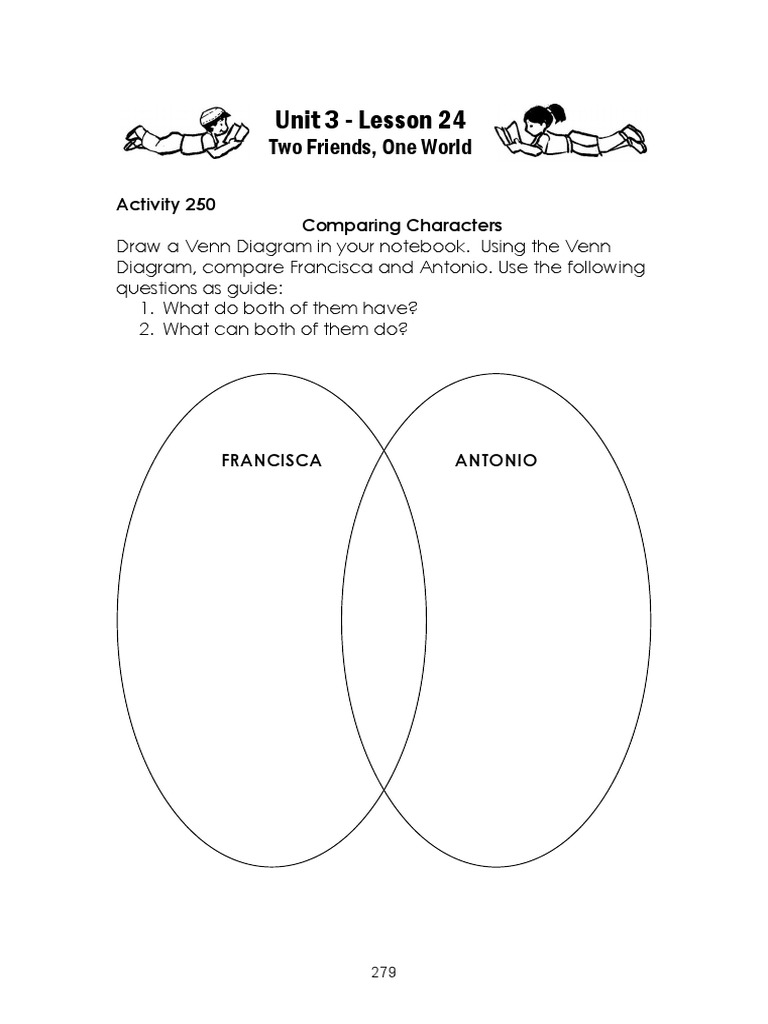 Two Friends, One World Activities | PDF