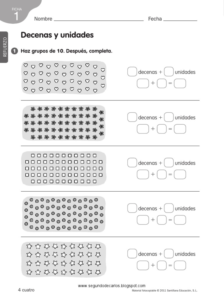 5.agrupar de 10 en 10 | PDF