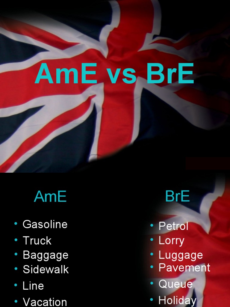 American English Vs British English Fun Activities Games - 88390 | PDF