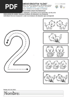 Hoja De Trabajo Para Relacionar Números Con Cantidades Entre Dados Y