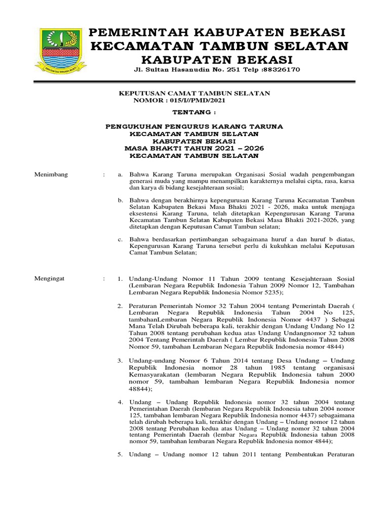 SK KATAR Revisi FIX | PDF