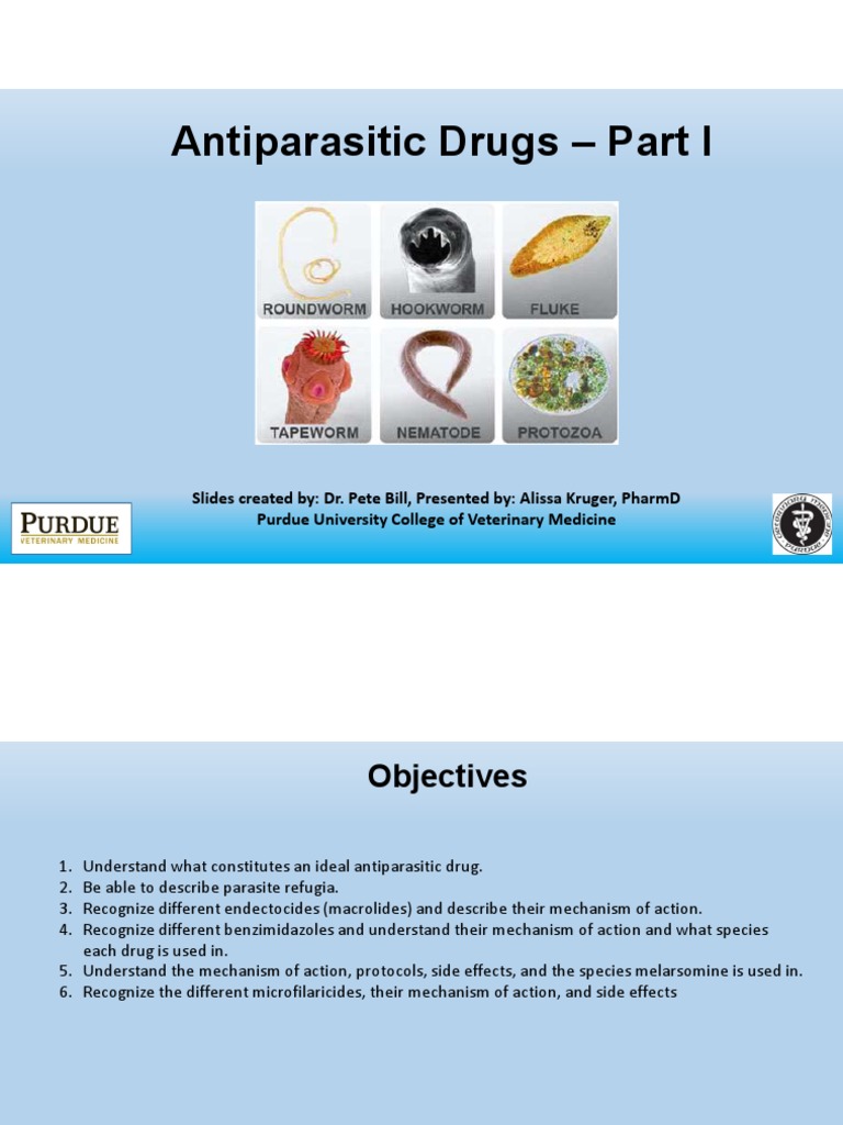 Antiparasitics | PDF | Gamma Aminobutyric Acid | Biology