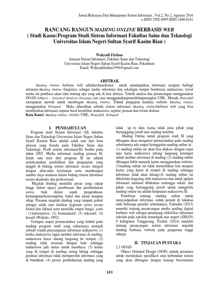 Mading Rancangan Online | PDF | Seni | Teknologi & Rekayasa