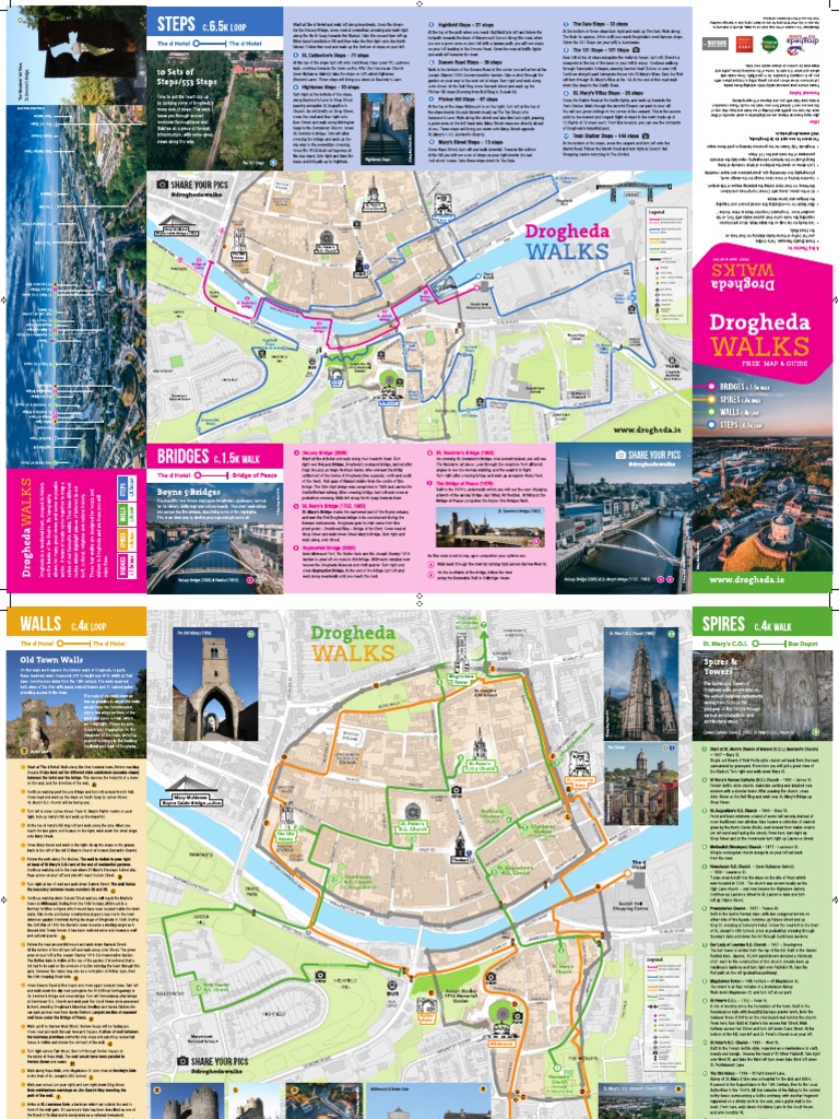 Drogheda Walks Map 14 July 2018 OUTLINES | PDF | Christian ...