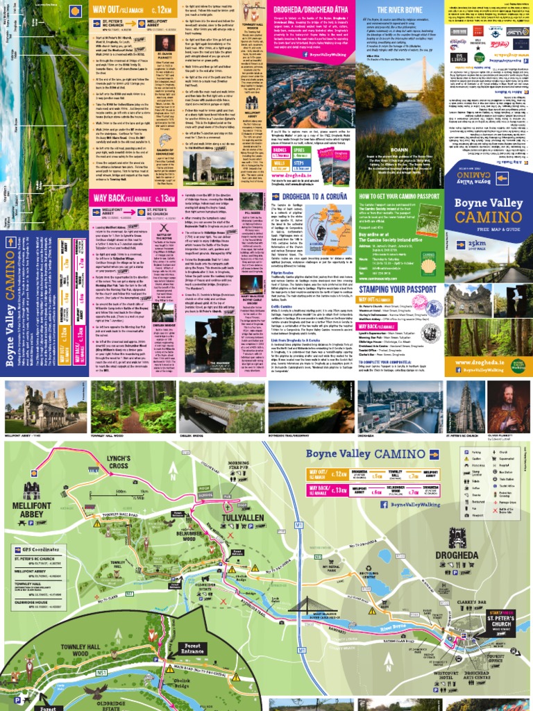 Boyne Valley Camino Map 2019 | PDF