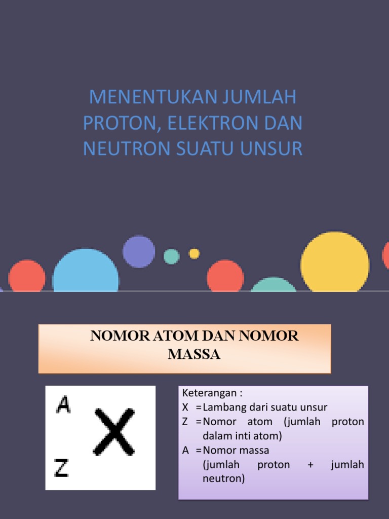 Kimia Pertemuan Ke 9 (Menentukan Jumlah Proton, Elektron Dan Neutron) | PDF