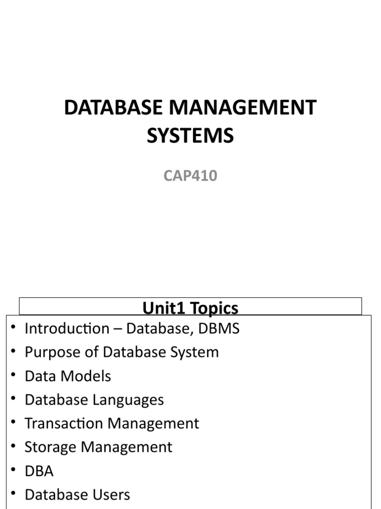 Basic Concepts | PDF | Databases | Information Management