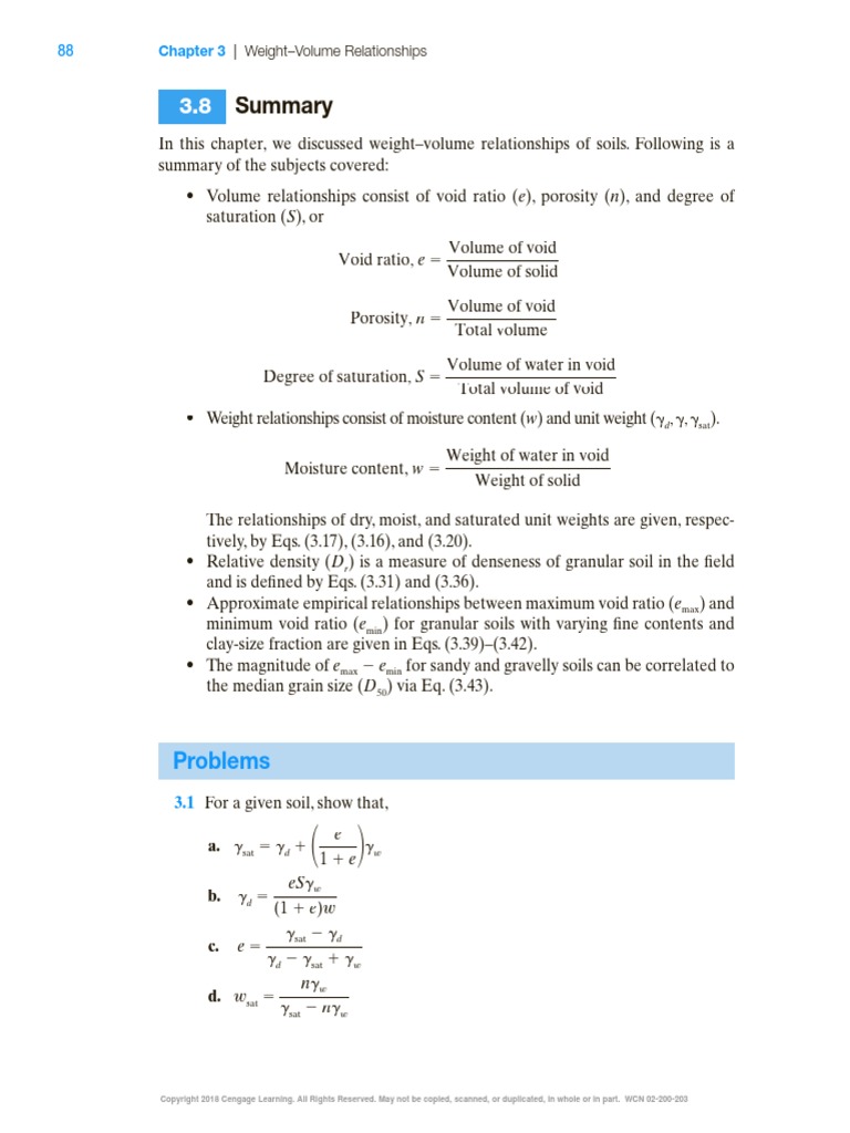 Principles of Geotechnical Engineering-113-118 | PDF | Porosity | Soil