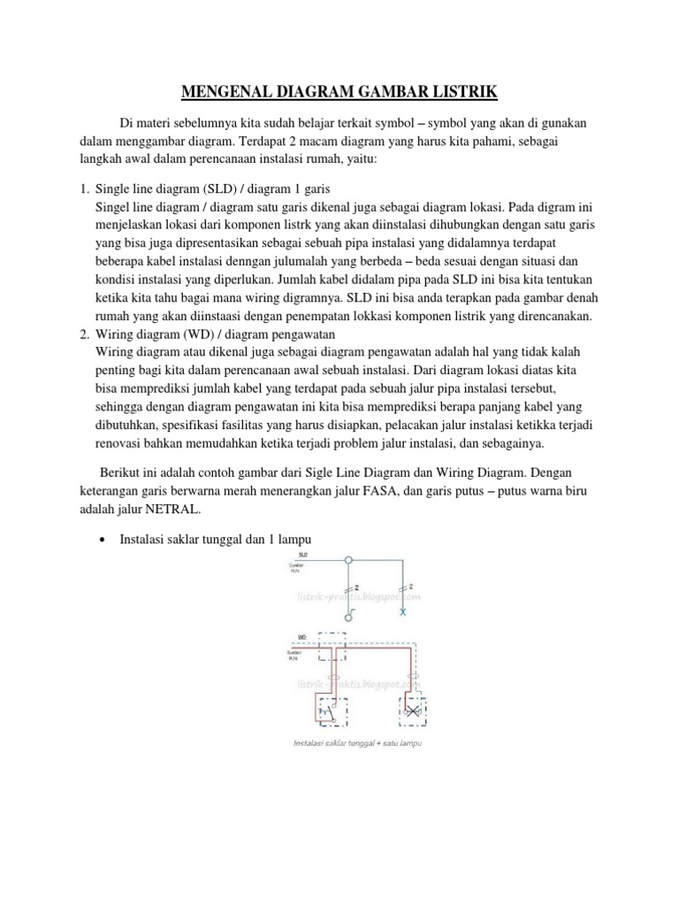 Memahami Single Line Diagram Listrik | PDF | Komputer