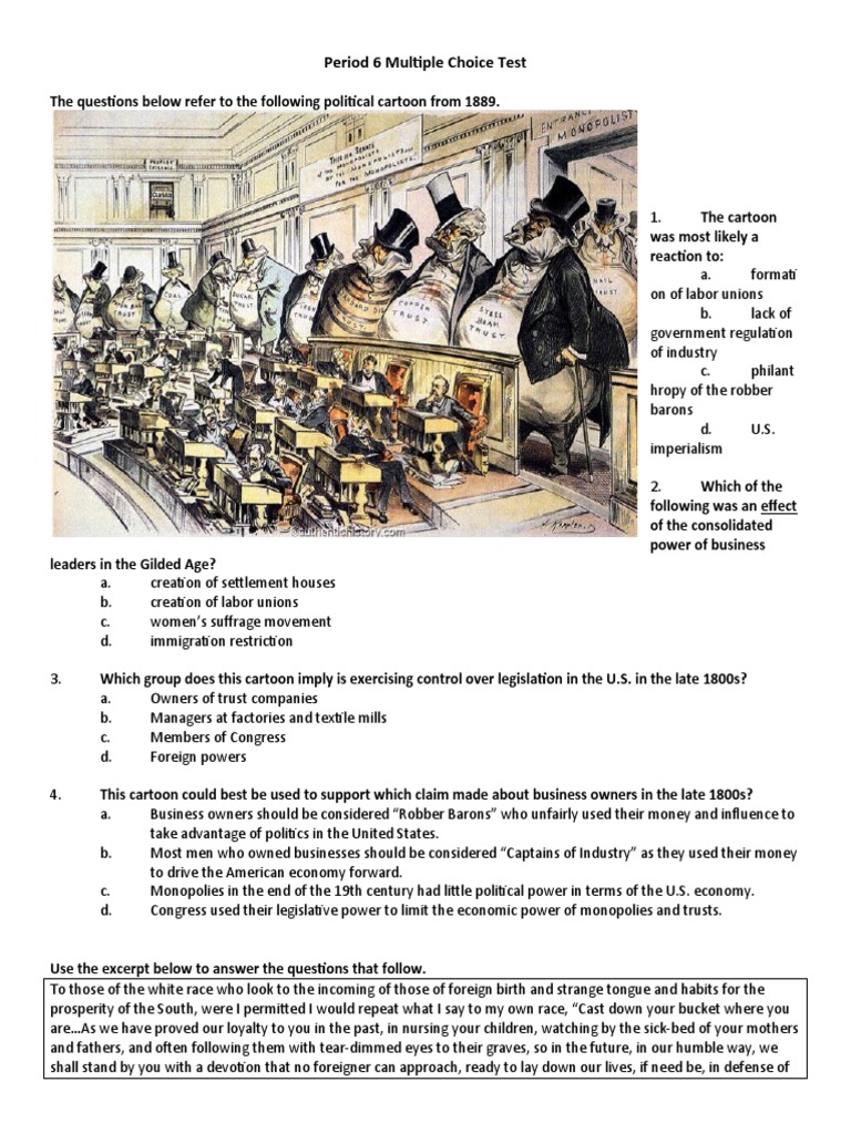 Period 6 Multiple Choice Test Review | PDF | Native Americans In The ...