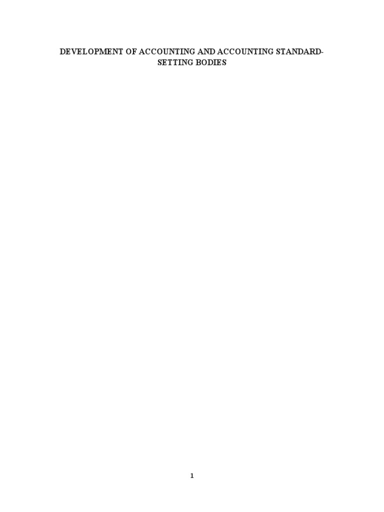 Materi 1 - Accounting Standards Setting Bodies Prin | PDF | Financial ...