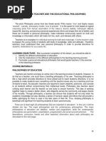 Make A Table Summary of The Philosophies of Education | PDF ...