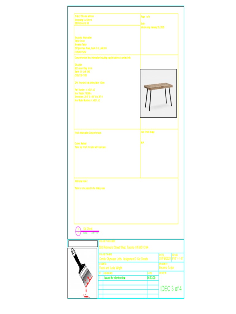 AutoCAD Cut Sheet | PDF
