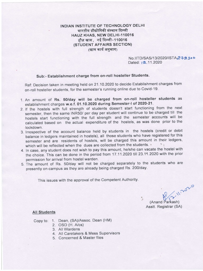 Establishment Charge - 0001 | PDF | Accounting | Financial Services