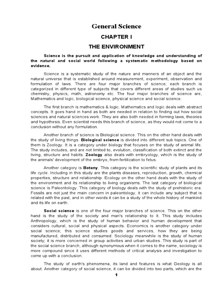 Overview of Major Science Branches | PDF | Rock (Geology) | Volcano