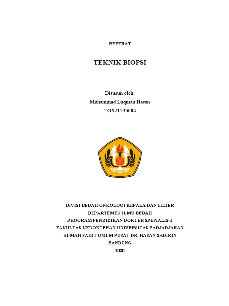 Teknik Biopsi: Panduan Lengkap dan Aman | PDF | Pengembangan Diri ...