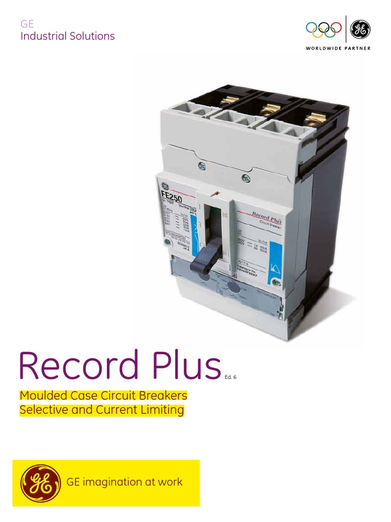 GE - Record Plus - MCCB - Selective and Current Limiting | PDF ...