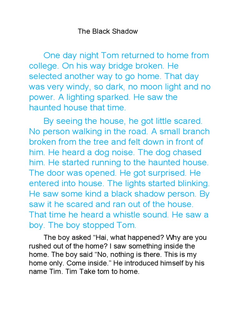 The Black Shadow | PDF