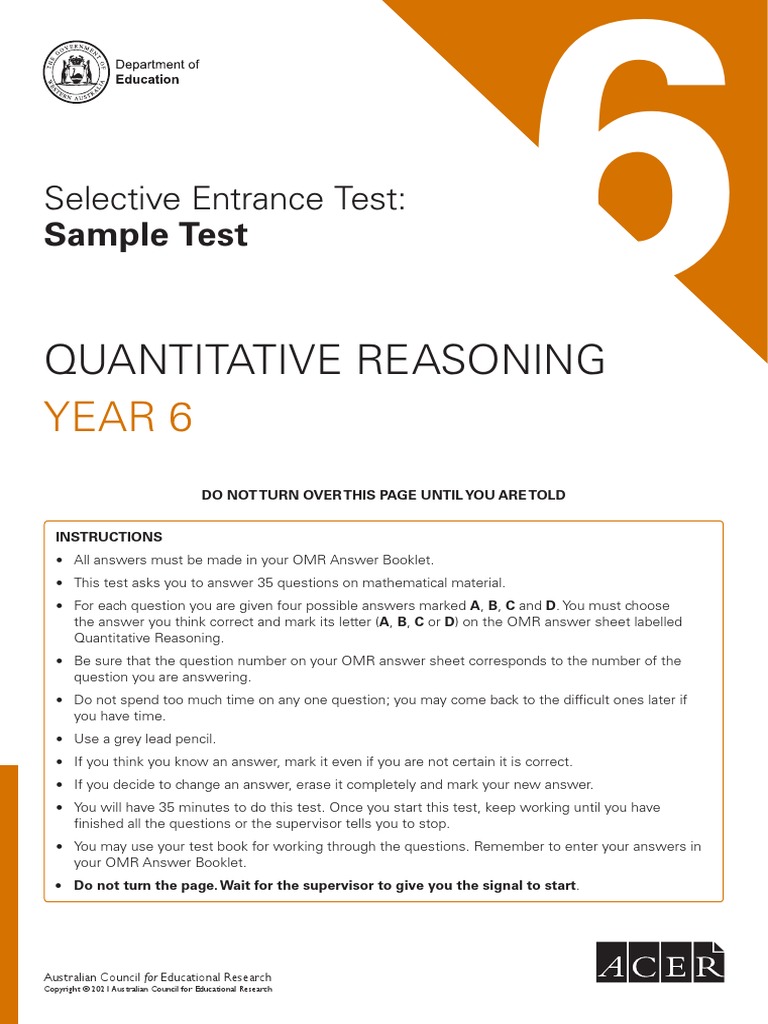 ASET Quantitative Reasoning Sample Test | PDF | Artificial Intelligence ...