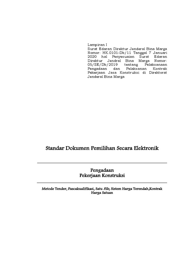 SDP DUPLIKASI JEMBATAN PULAU BAAI 2 Addendum 2 | PDF
